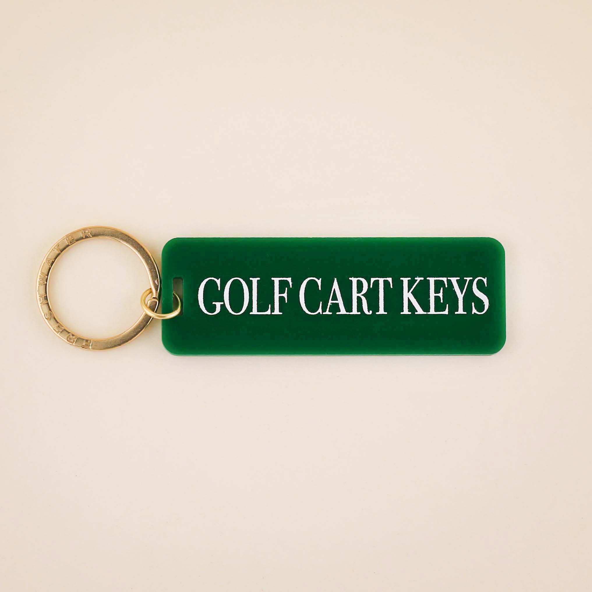 Golf Cart Keys Keychain | Freshwater