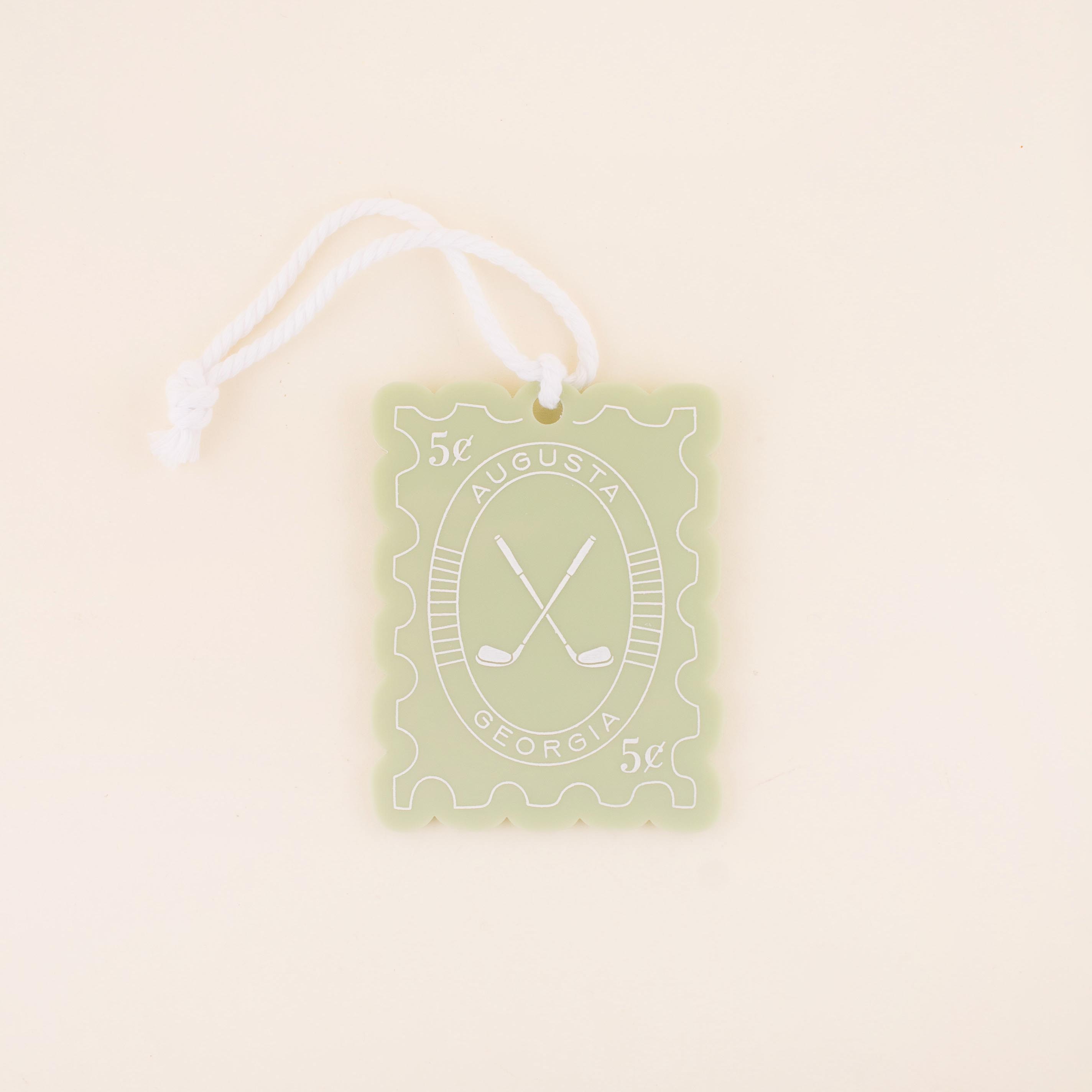 Augusta Golf Postage Stamp Ornament | Freshwater